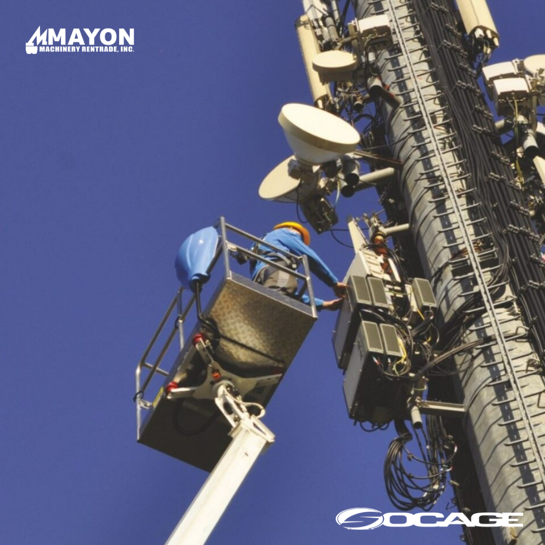 Truck Mounted Aerial Work Platform For Maintenance And Installation ...