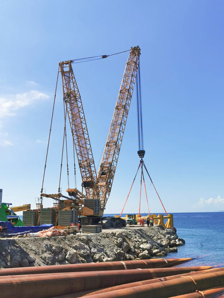 Supplying Large Cranes for the Philippines' First Liquefied Natural Gas ...